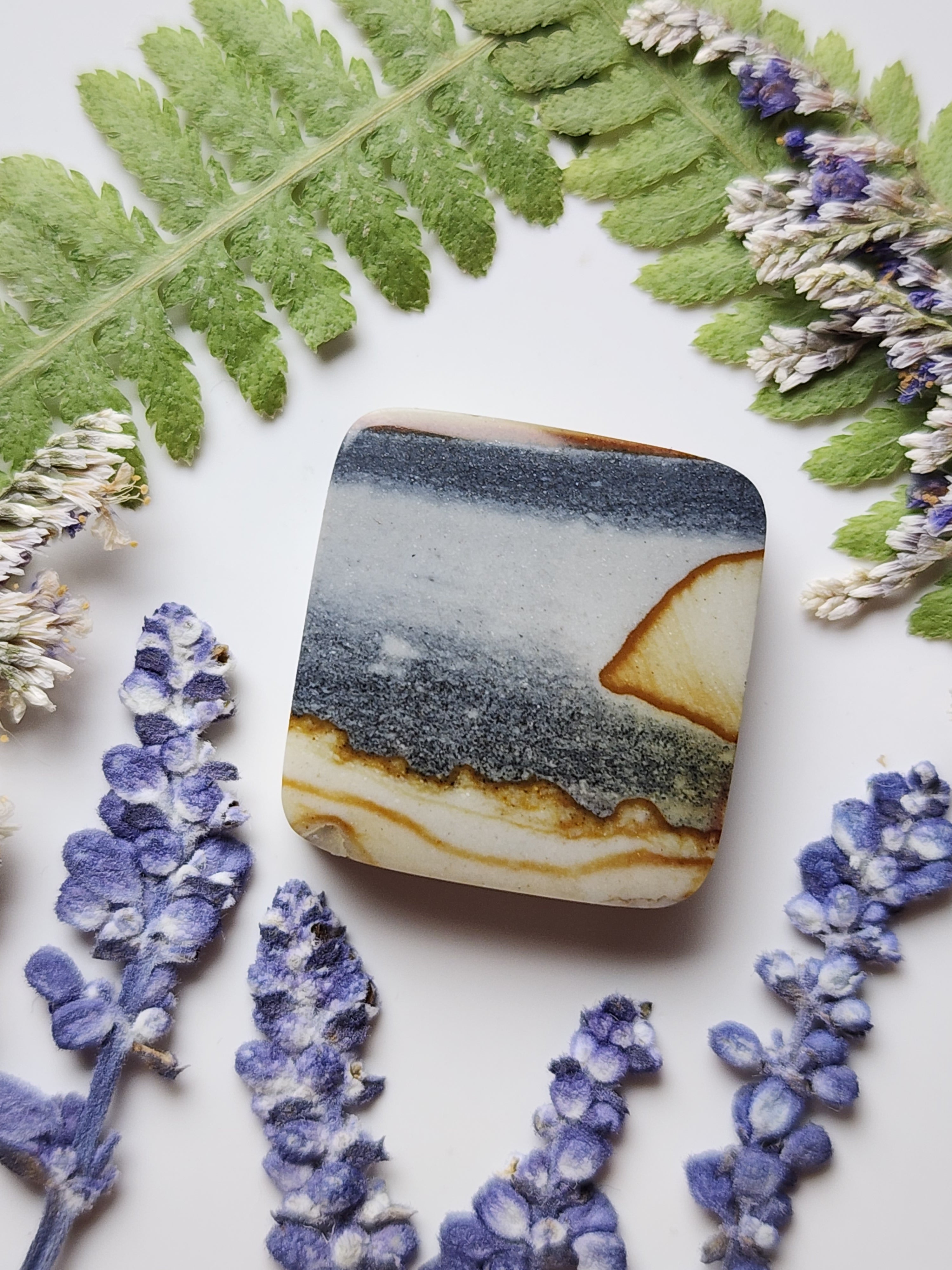 Starry night picture jasper – Salmon Brook Lapidary